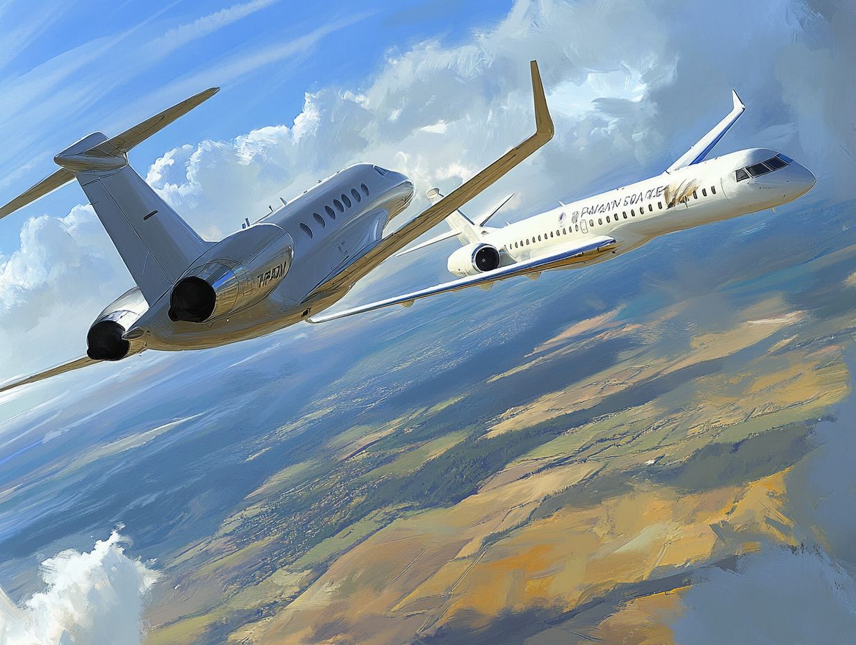 Speed Comparison Between Private Jets and Commercial Flights