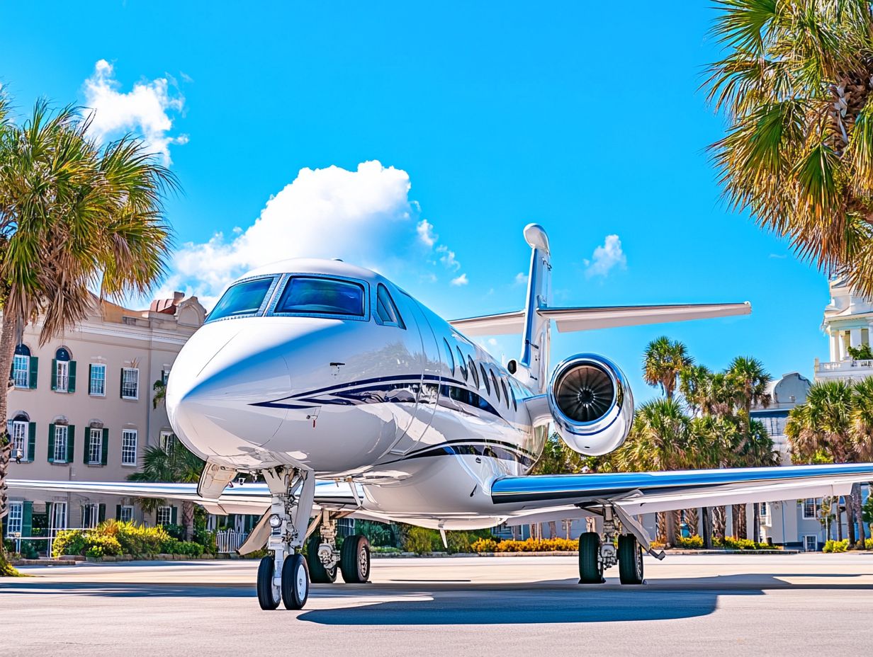 Elite Private Flight Access from Charleston, South Carolina