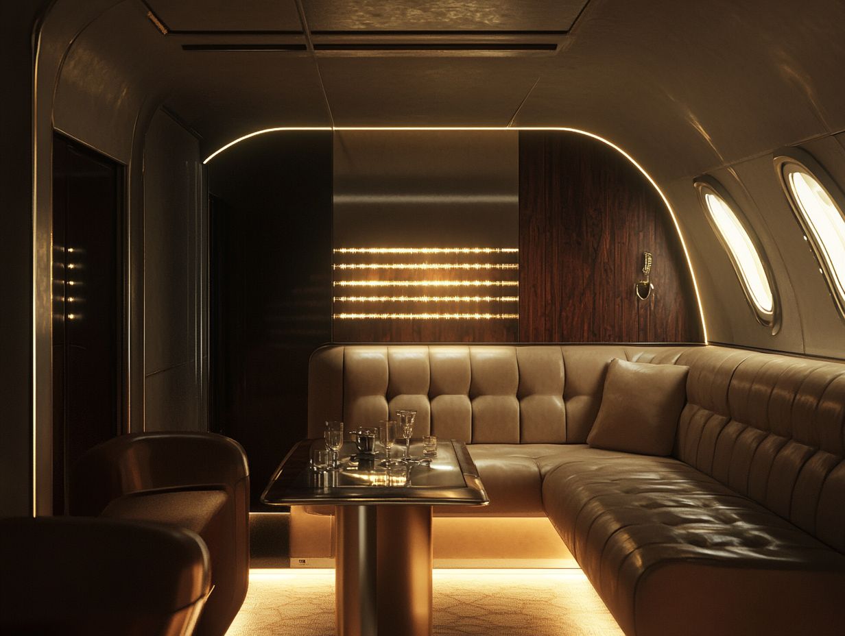 How Much Room There Really Is in a Private Jet Interior