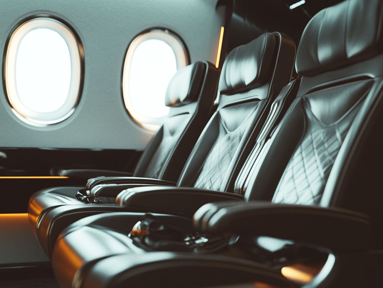 Typical Seating Configurations Found in Private Jet Interiors