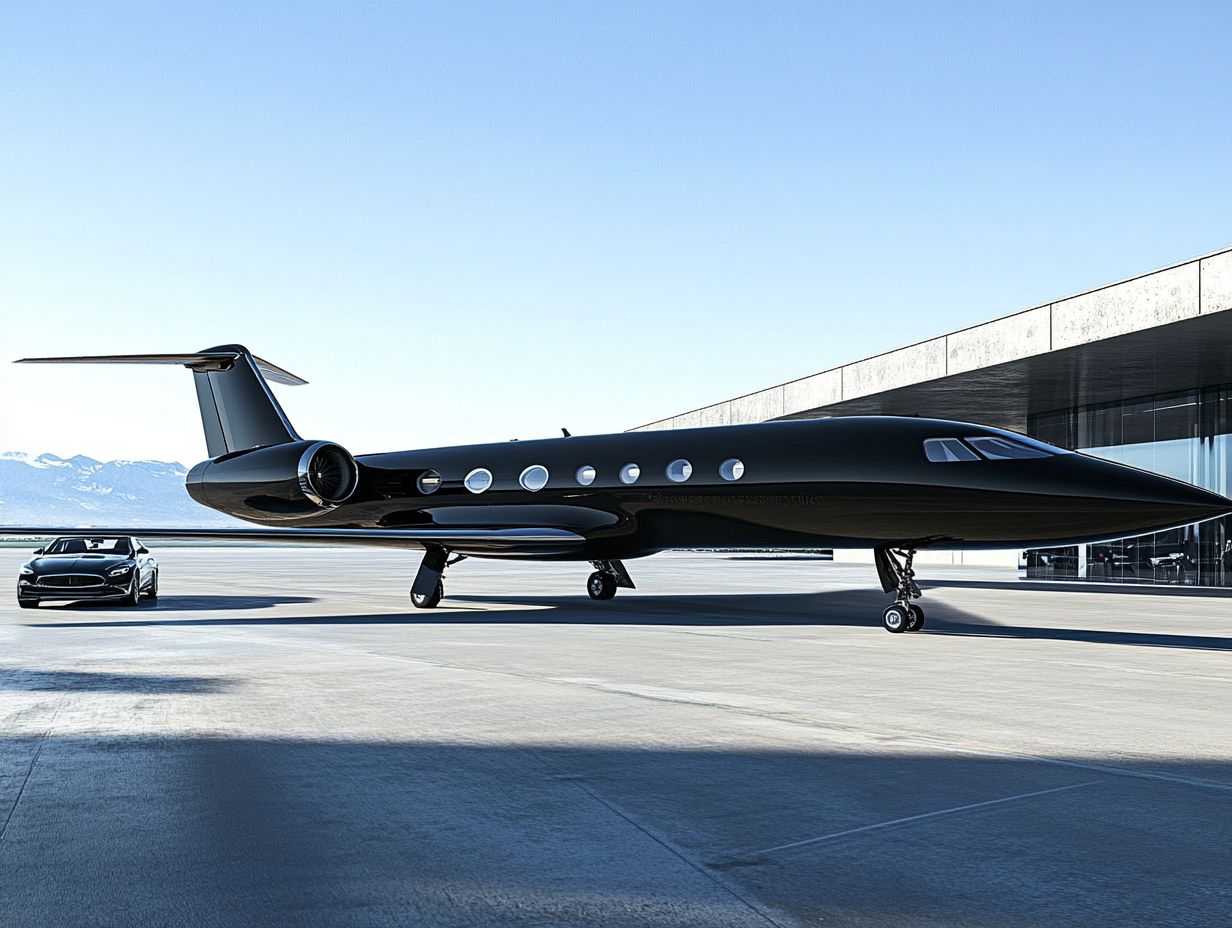 Uncovering the Identity Behind the Sleek Black Private Jet