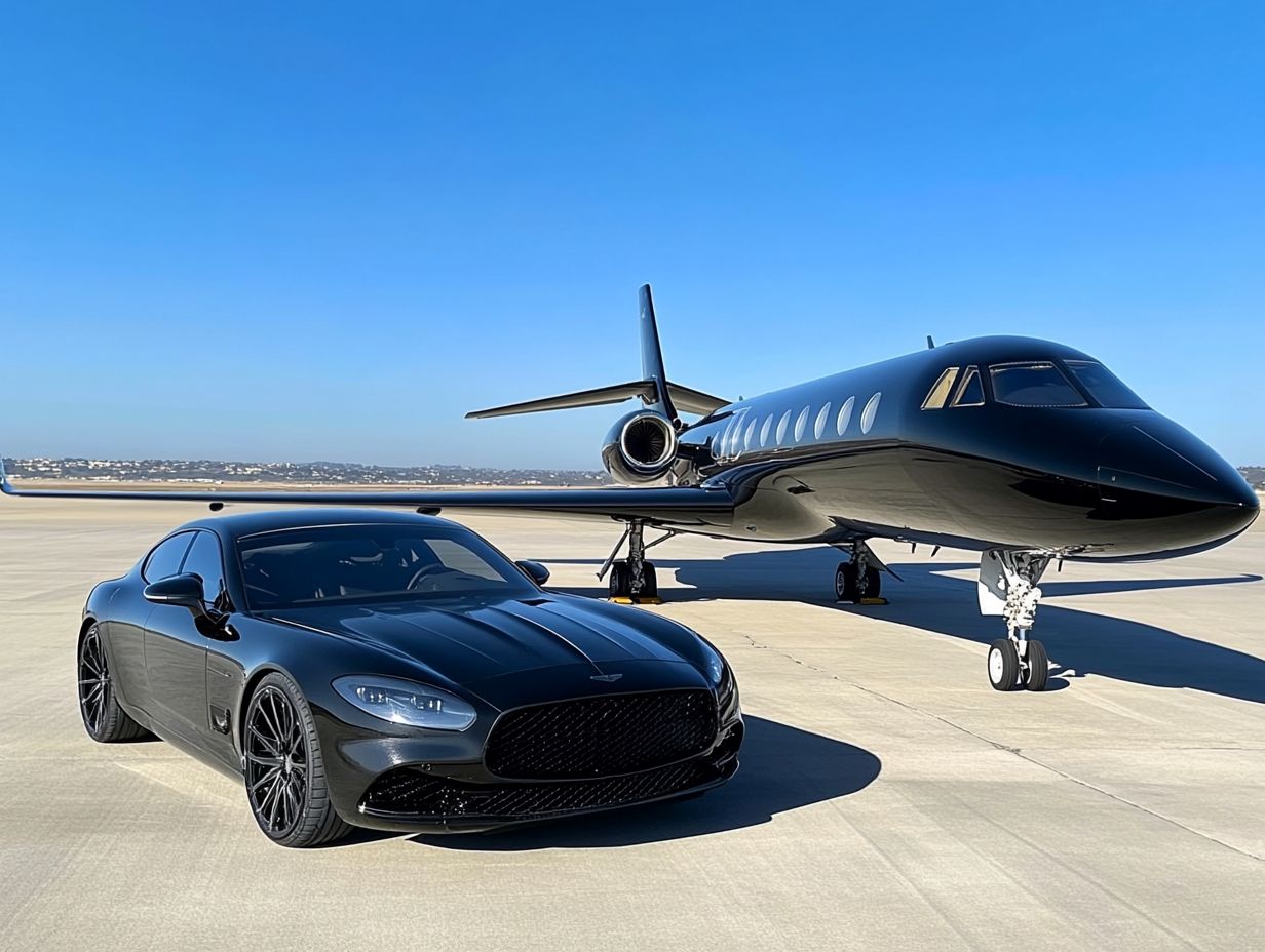 Uncovering the Identity Behind the Sleek Black Private Jet