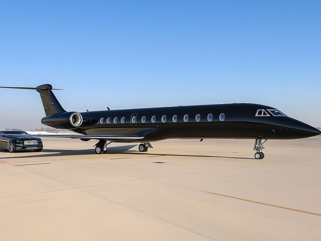 Uncovering the Identity Behind the Sleek Black Private Jet