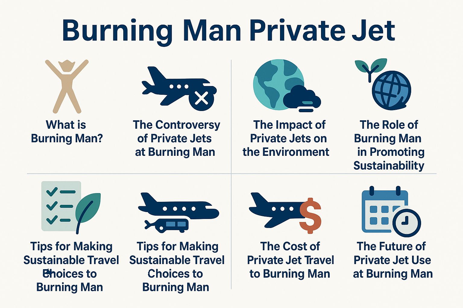 Burning Man Private Jet Access to the Desert Festival