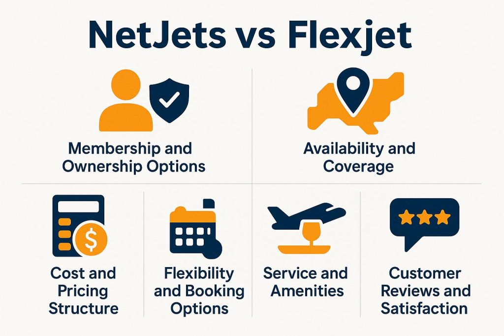 Comparing NetJets and Flexjet for Private Aviation Choices