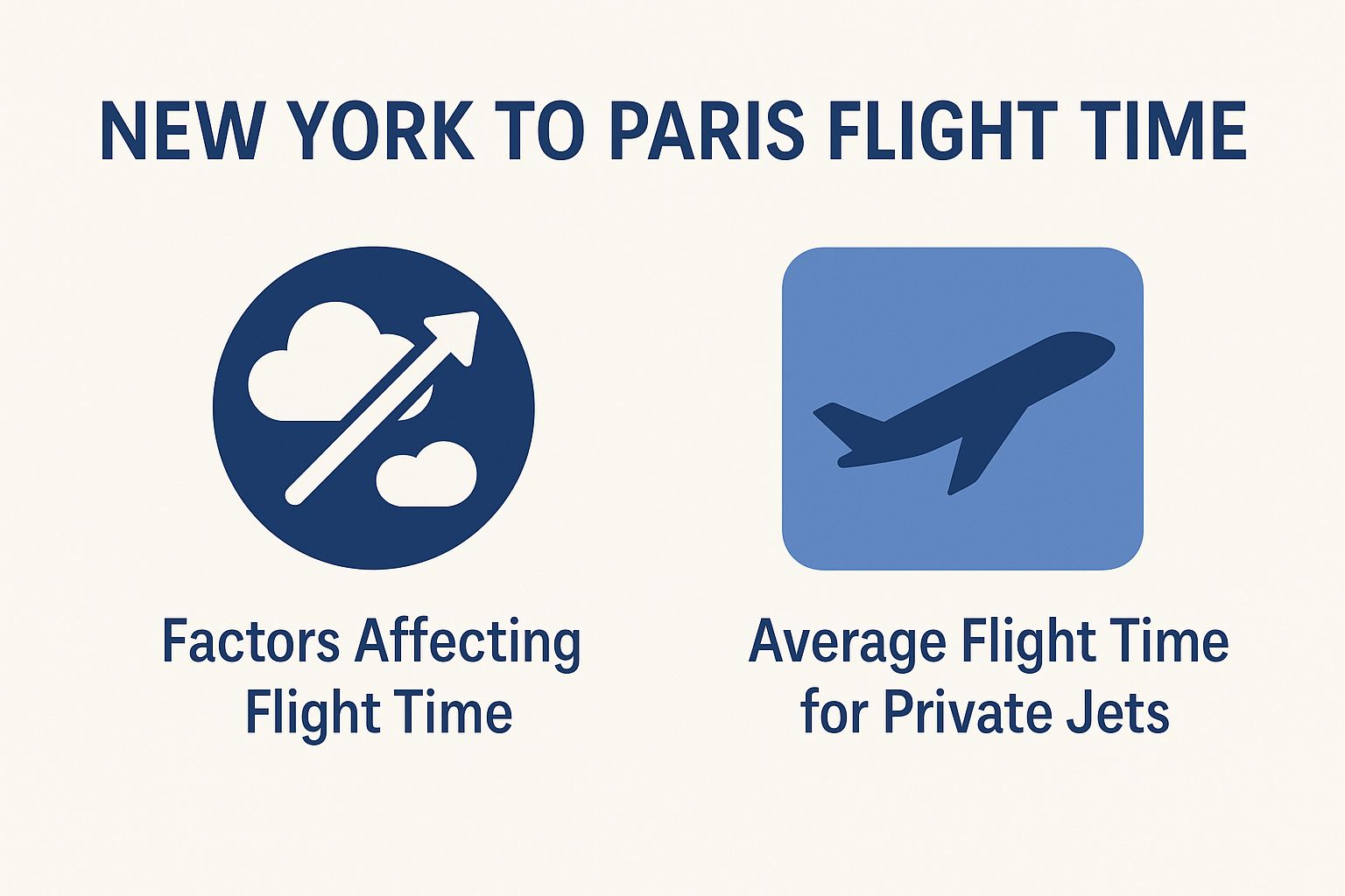 New York to Paris Private Jet Flight Time Explained