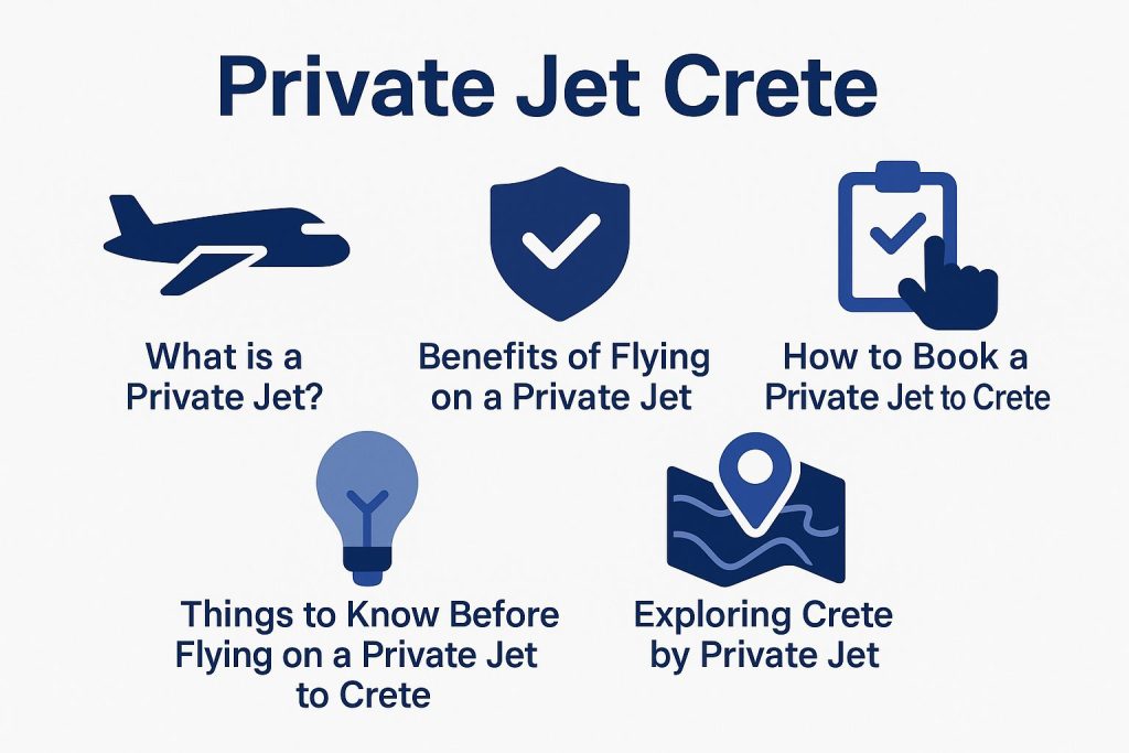 Crete Private Jet Journeys to the Mediterranean