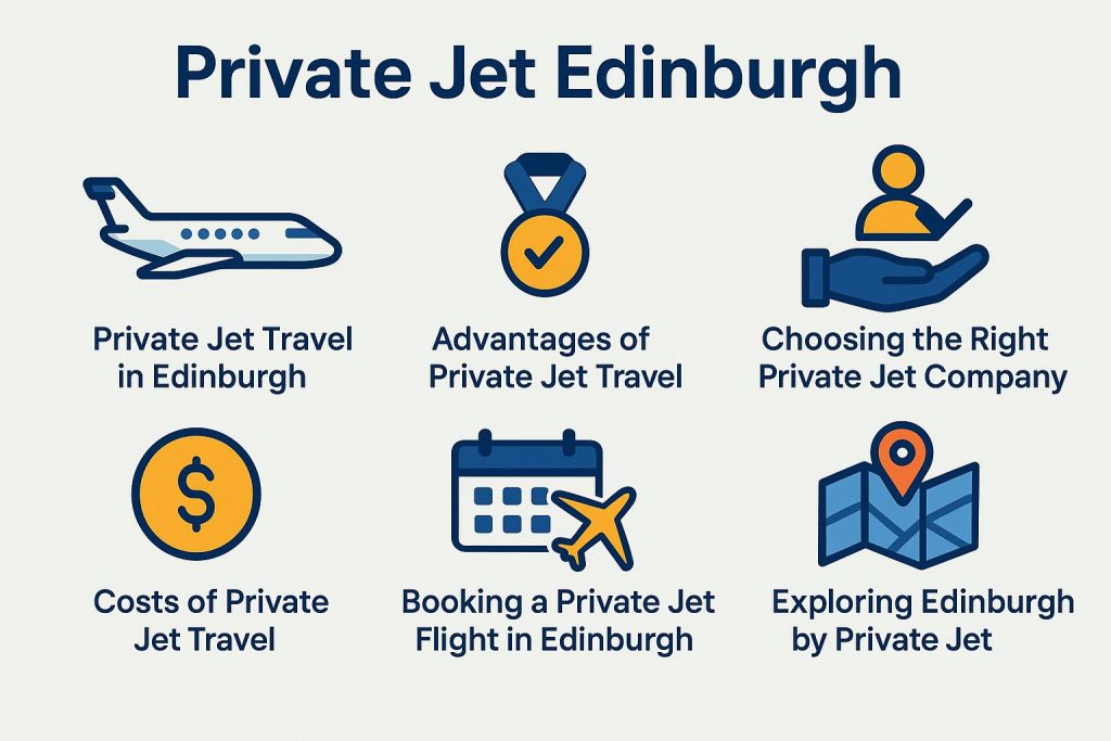 Edinburgh Arrivals by Private Jet for Effortless Visits