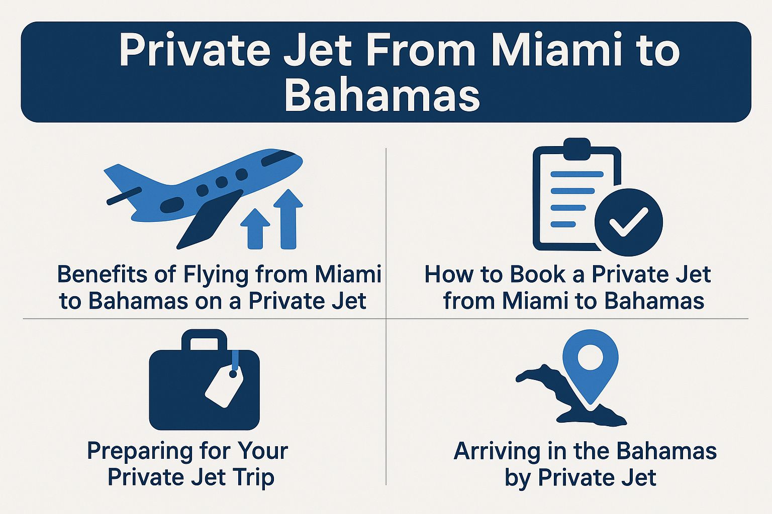Flying Private From Miami to the Bahamas in Style
