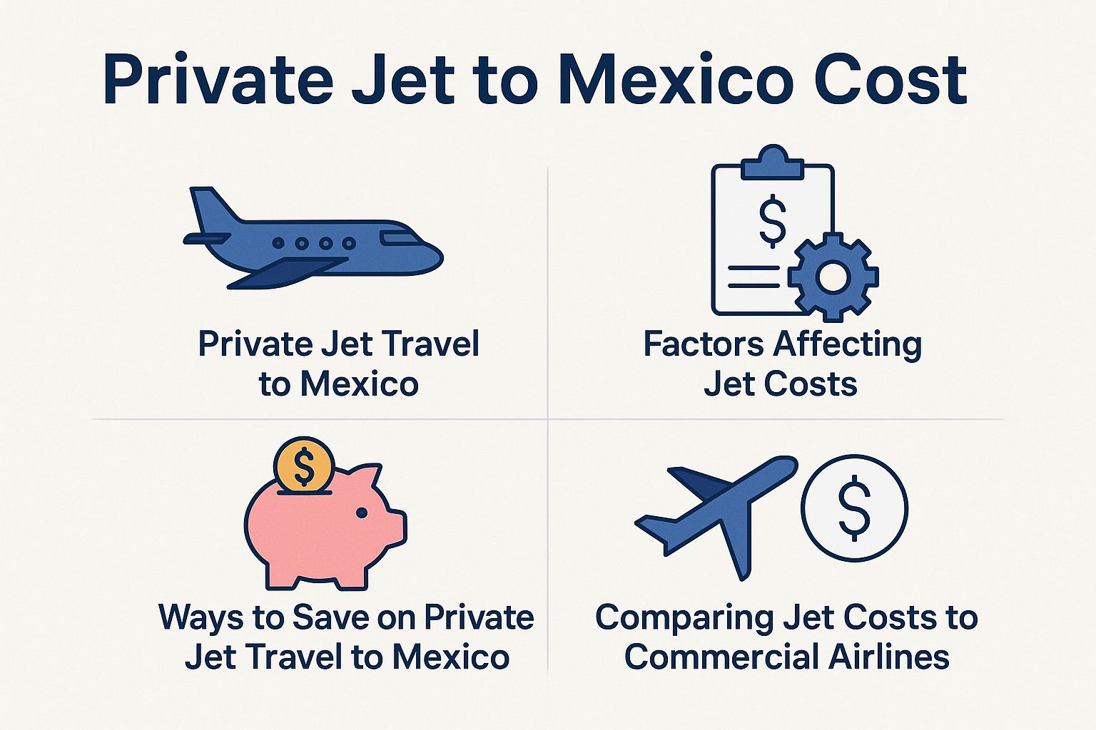 How Much a Private Jet to Mexico Really Costs