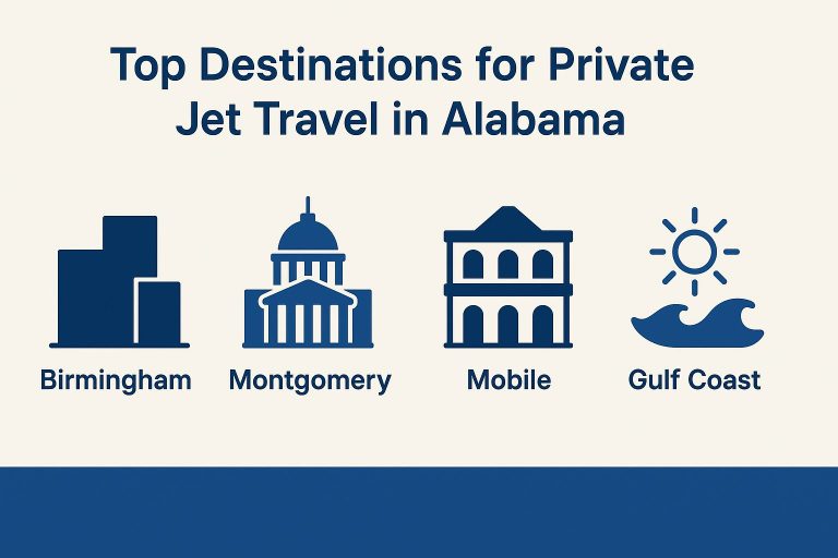 Alabama Private Flights for Flexible Southern Travel